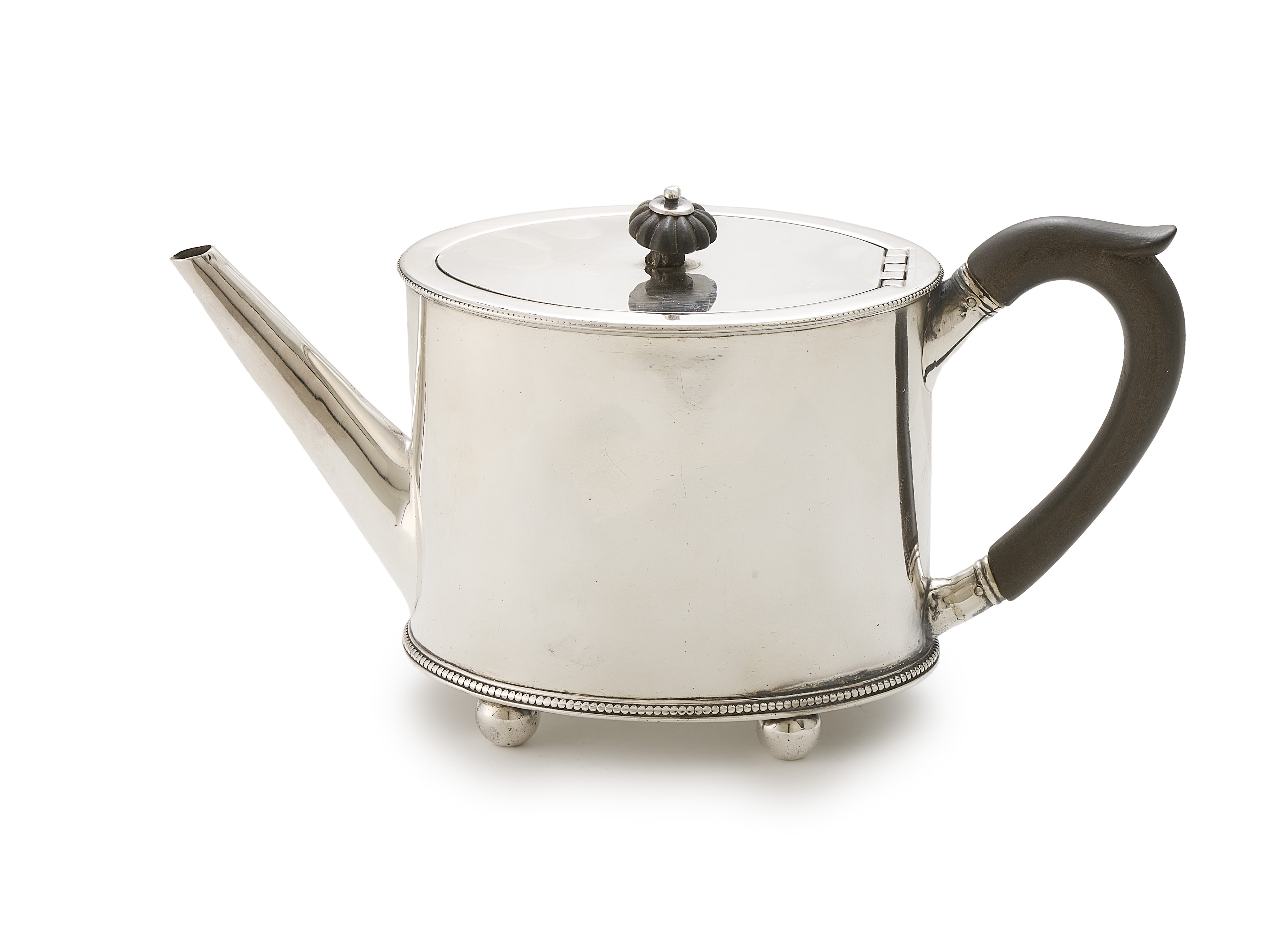 A George III silver teapot, Hester Bateman, London, 1783 | Strauss & Co