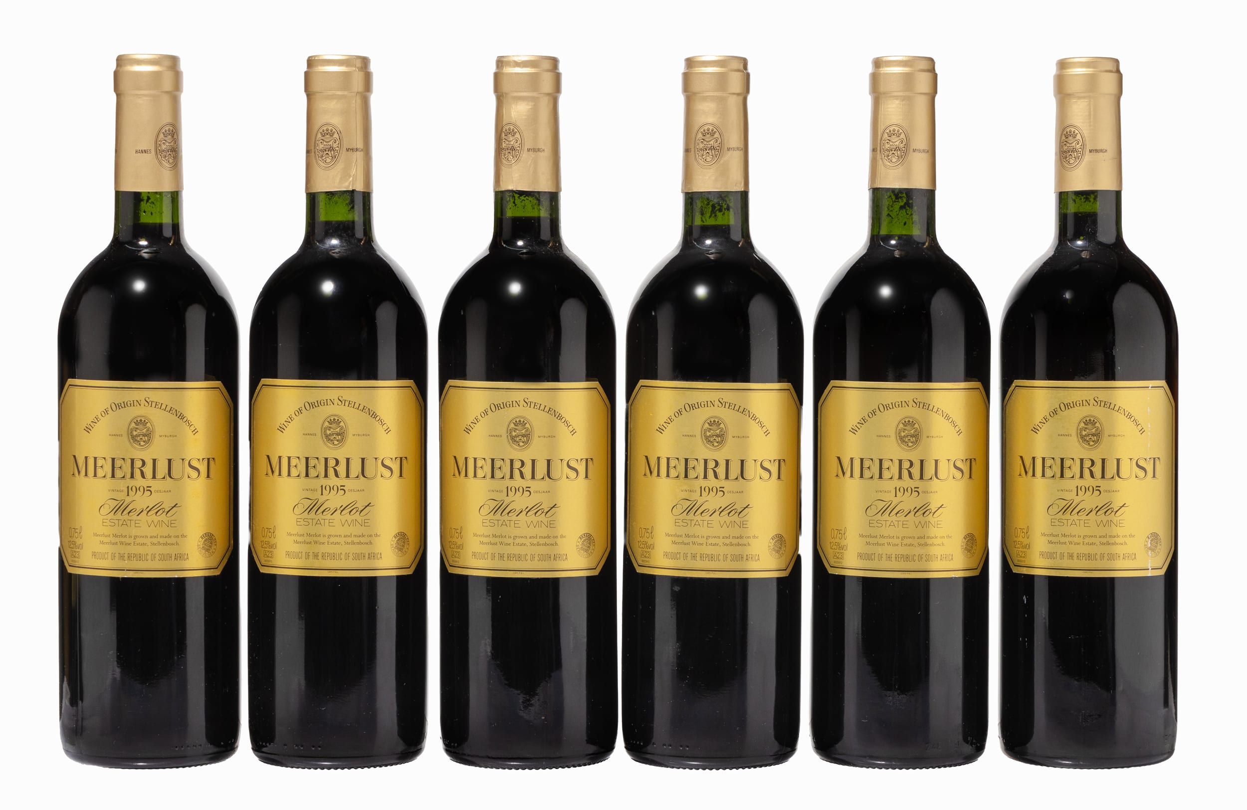 Merlot 1995 6 (1 x 6) 750ml by Meerlust | Strauss & Co