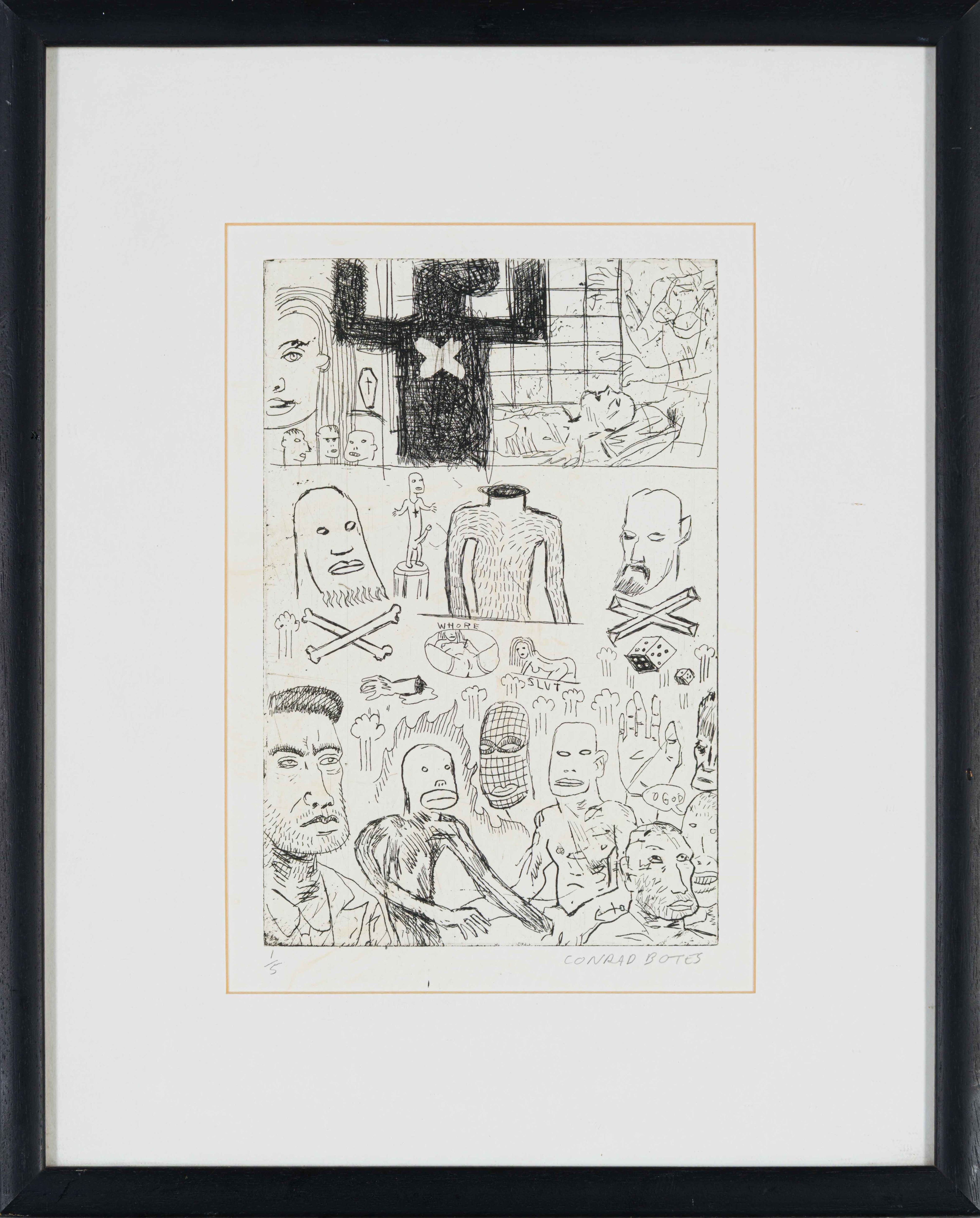 Untitled (Composition with Nude Figures) by Conrad Botes | Strauss & Co