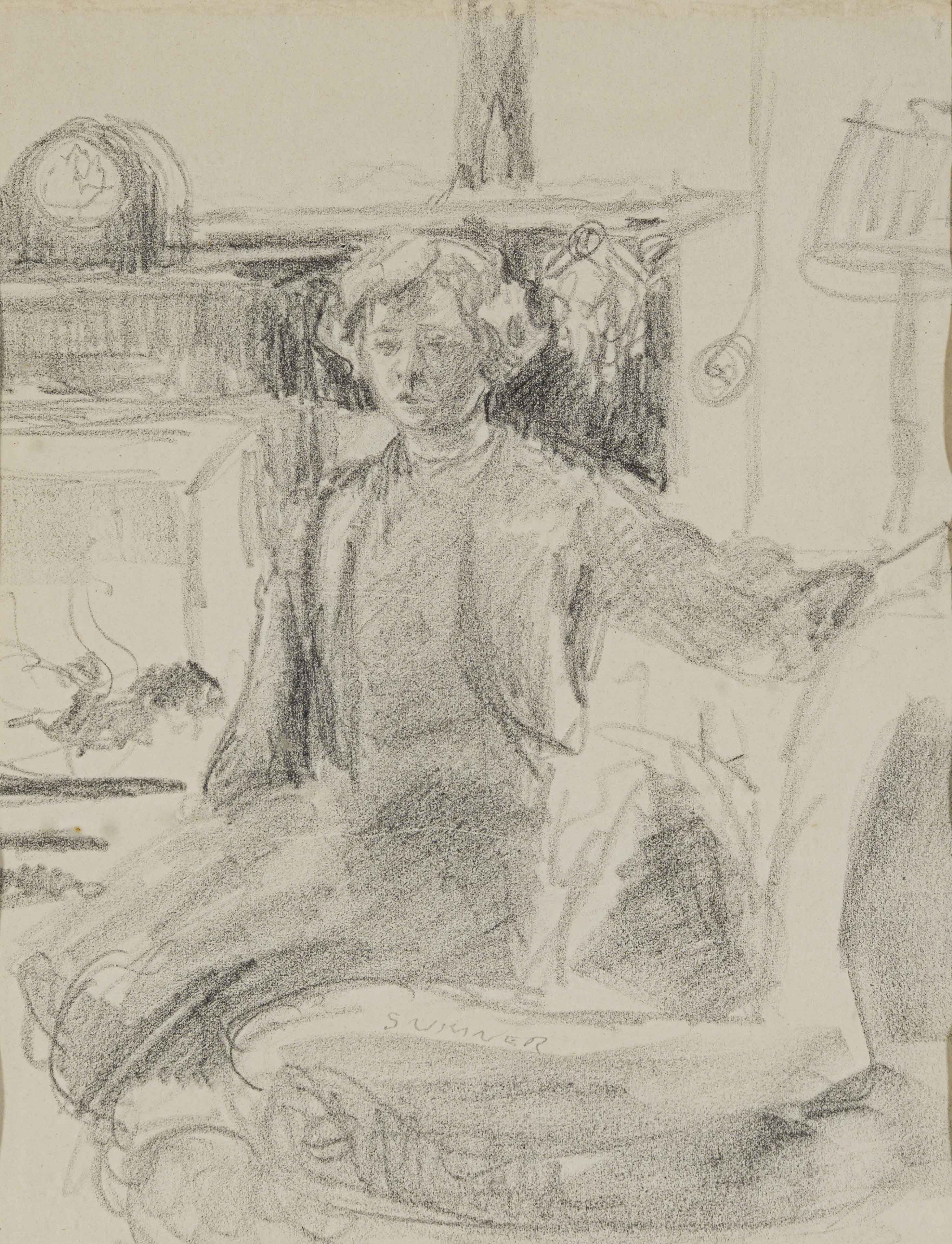 Interior/Lady Riddel by Maud Sumner | Strauss & Co