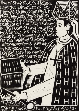 The Bishop Rt. C. S. Mallory by John Muafangejo | Strauss & Co