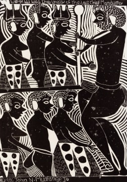 Weyulu was the Unele (sic) of the Last Chief Mandume by John Muafangejo ...