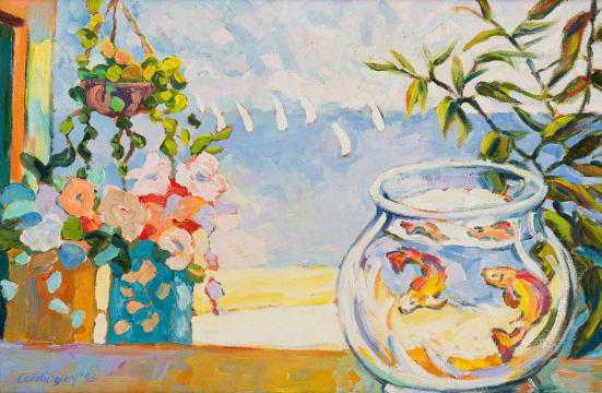 Still Life with Fish Bowl by Patrick Cordingley | Strauss & Co