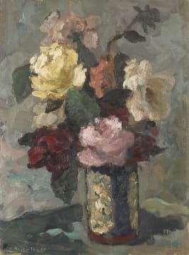 A Vase of Roses by Alexander Rose-Innes | Strauss & Co