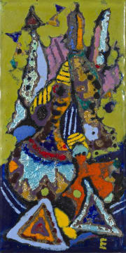 Abstract in Green by George Enslin | Strauss & Co