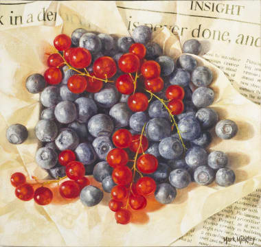 Blueberries and Red Currants by Mark Midgley | Strauss & Co