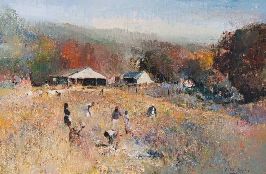 Harvesters in a Field by Errol Boyley | Strauss & Co