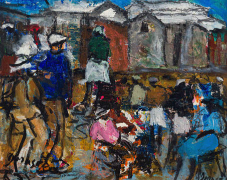 Township Scene by Joe Maseko | Strauss & Co