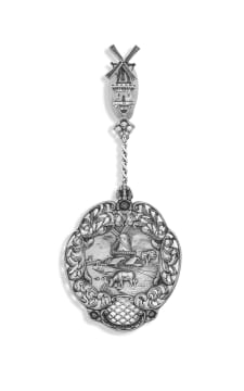 A Dutch silver 'Windmill' presentation spoon, 1947-1948, .833 standard ...