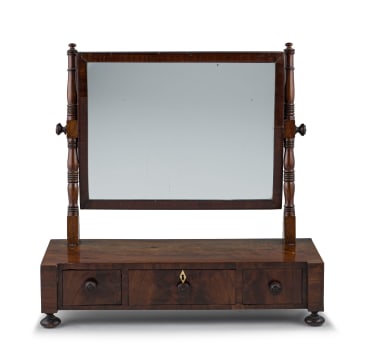 A George III style mahogany toilet mirror | Strauss & Co
