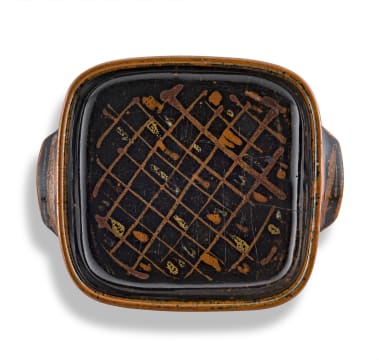 A stoneware two-handled serving dish, Hyme Rabinowitz, 1920-2009 ...