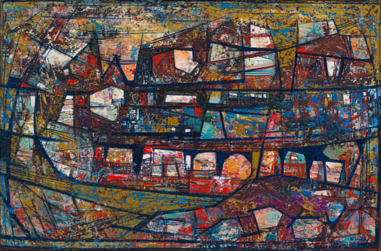 Abstract by Larry Scully | Strauss & Co