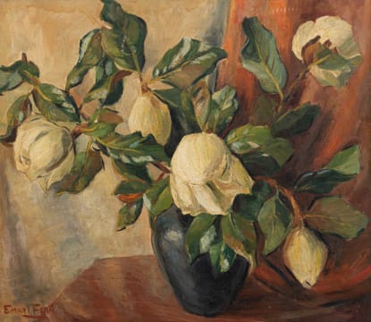 Vase of Magnolias by Emily Isabel Fern | Strauss & Co