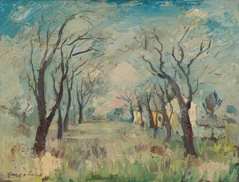Winter Landscape with Trees by George Enslin | Strauss & Co