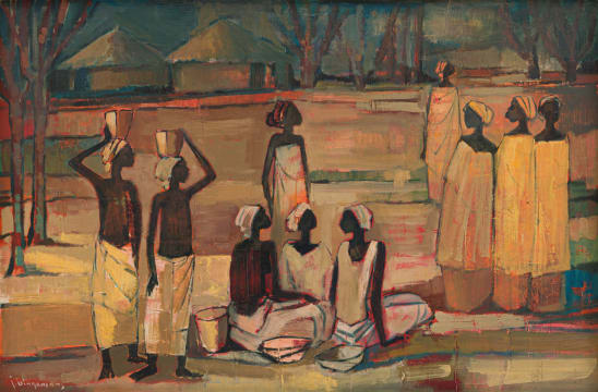 Gathered Figures with Pots by Jan Dingemans | Strauss & Co