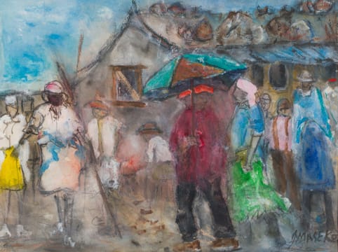 Township Scene by Joe Maseko | Strauss & Co