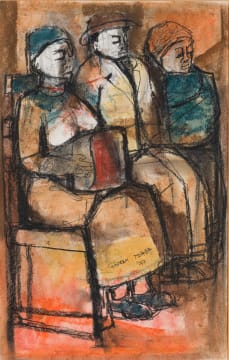 Seated Figures by Godfrey Ndaba | Strauss & Co