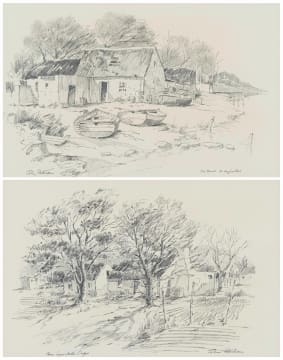 Bie Mond, Nor Aghallas (sic), two by Near Lynedoch, Cape by John ...