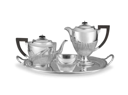 An Elizabeth II four-piece silver tea service, Mappin & Webb Ltd ...