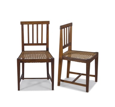 Two Overberg stinkwood chairs, 19th century | Strauss & Co