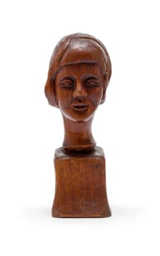 Head of a Young Woman by Lippy (Israel-Isaac) Lipshitz | Strauss & Co