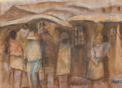 Village Scene by Joe Maseko | Strauss & Co