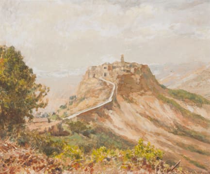 Walled Mountain Village by Edward Roworth | Strauss & Co