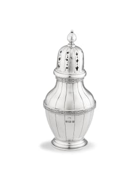 A George V silver sugar caster, Alexander Clark & Co Ltd, Birmingham ...