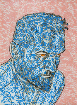 Self Portrait in Blue by Conrad Botes | Strauss & Co