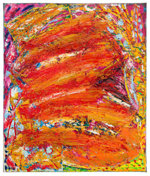 Abstract in Orange by Bill Ainslie | Strauss & Co