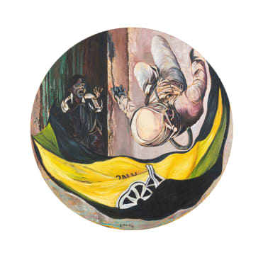 Astronaut Child and ANC Banner by Ayanda Mabulu | Strauss & Co