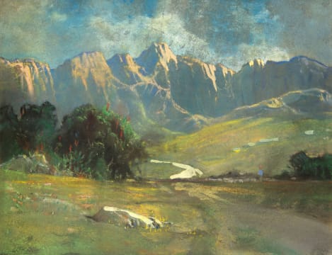 Snow-capped Mountains by Walter Gilbert Wiles | Strauss & Co