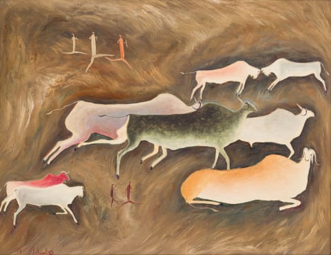 Rock Art Composition by Simon Moroke Lekgetho | Strauss & Co