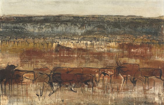 Antelope in a Field by Gordon Vorster | Strauss & Co