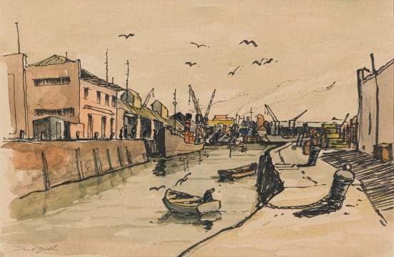 Harbour Scene by David Botha | Strauss & Co