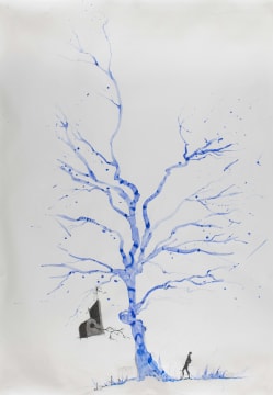 Figure Beneath a Tree by Abe Opperman | Strauss & Co