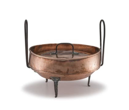 Cape copper tart pan and cover, Josiah Duffett, Cape Town, 1850-1899 ...
