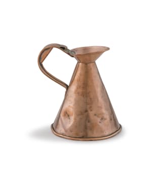 Cape copper pint measure, William Alcock, Port Elizabeth, late 19th ...