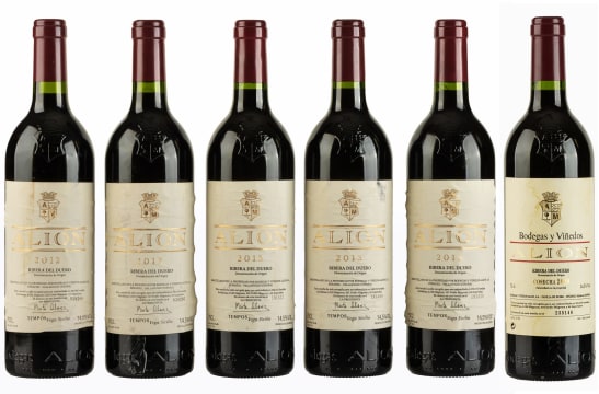 2009, 2012, 2013 Alion 6 (1 x 6) 750ml by Vega Sicilia | Strauss & Co