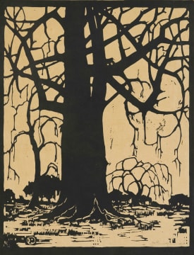 Wilgerboom in die Winter (Nilant 78) by Jacob Hendrik Pierneef ...
