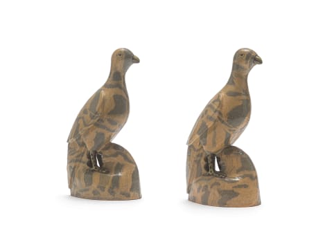Pair of large birds by Bernard Wilke | Strauss & Co