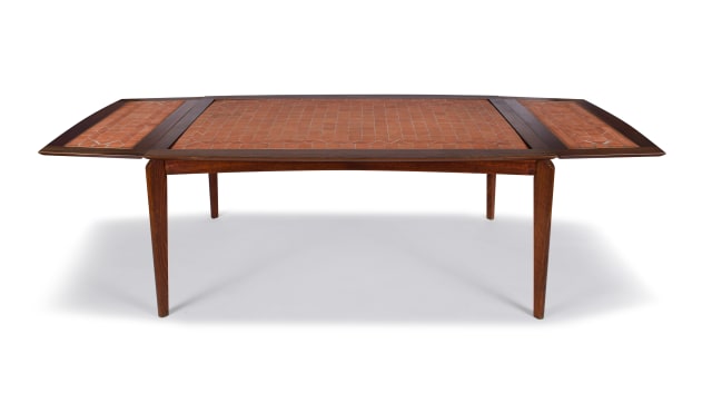 Jakob Berg 'Secret Garden Tropicdane' extending dining table, Denmark ...