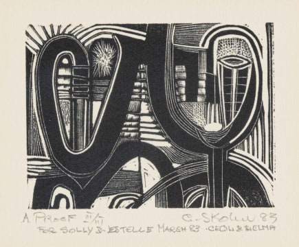 Two Abstract Figures by Cecil Skotnes | Strauss & Co