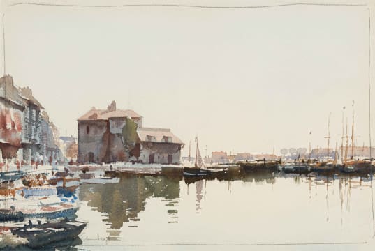 Honfleur by Edward Seago | Strauss & Co