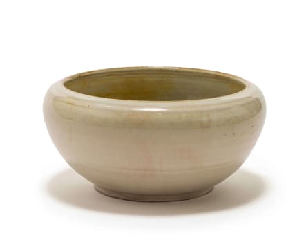 Large bulbous bowl by Linn Ware/ Ceramic Studio | Strauss & Co