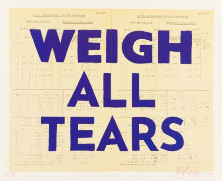 Weigh All Tears by William Kentridge | Strauss & Co