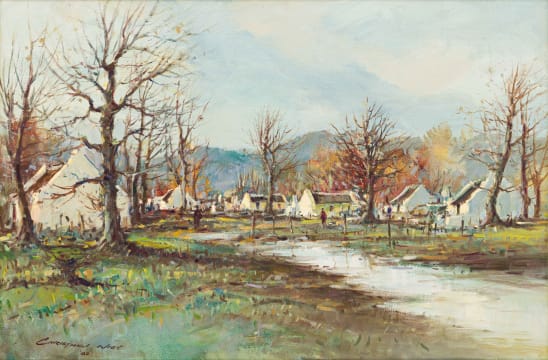 Cape Dutch Scene by Christiaan Nice | Strauss & Co