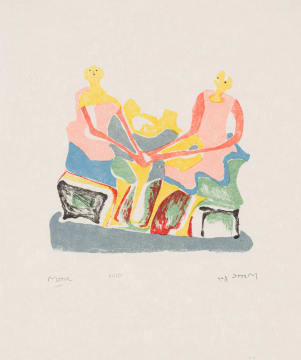 Two Seated Women (CGM 85) by Henry Moore | Strauss & Co