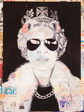 Queen Aviator by Mr Brainwash | Strauss & Co