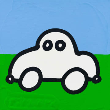 My Sky Blue + Lime Green Car by Richard Scott | Strauss & Co